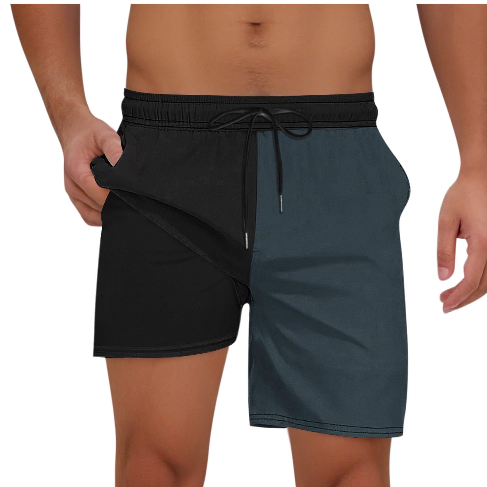 Gufahion Sizes S-XXL Shorts Pants Men Casual Fashion Patchwork Print ...