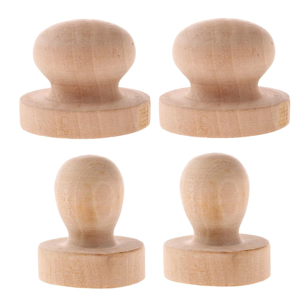 Sizes Wooden Rubber Stamp Handle for DIY craft Stamp Tools Supply ...