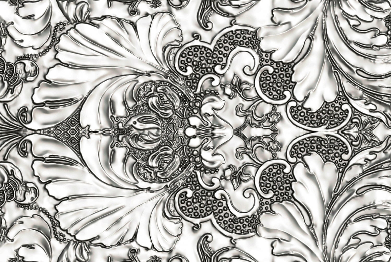 Sizzix 3D Embossing Folder for Papercraft, Damask By Tim Holtz ...