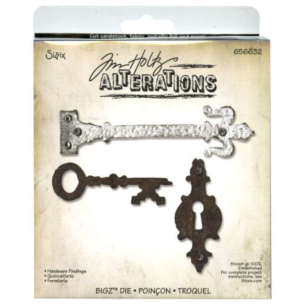 Sizzix 656632 Sizzix Bigz Die By Tim Holtz 5.5"X6" - Hardware Findings ...