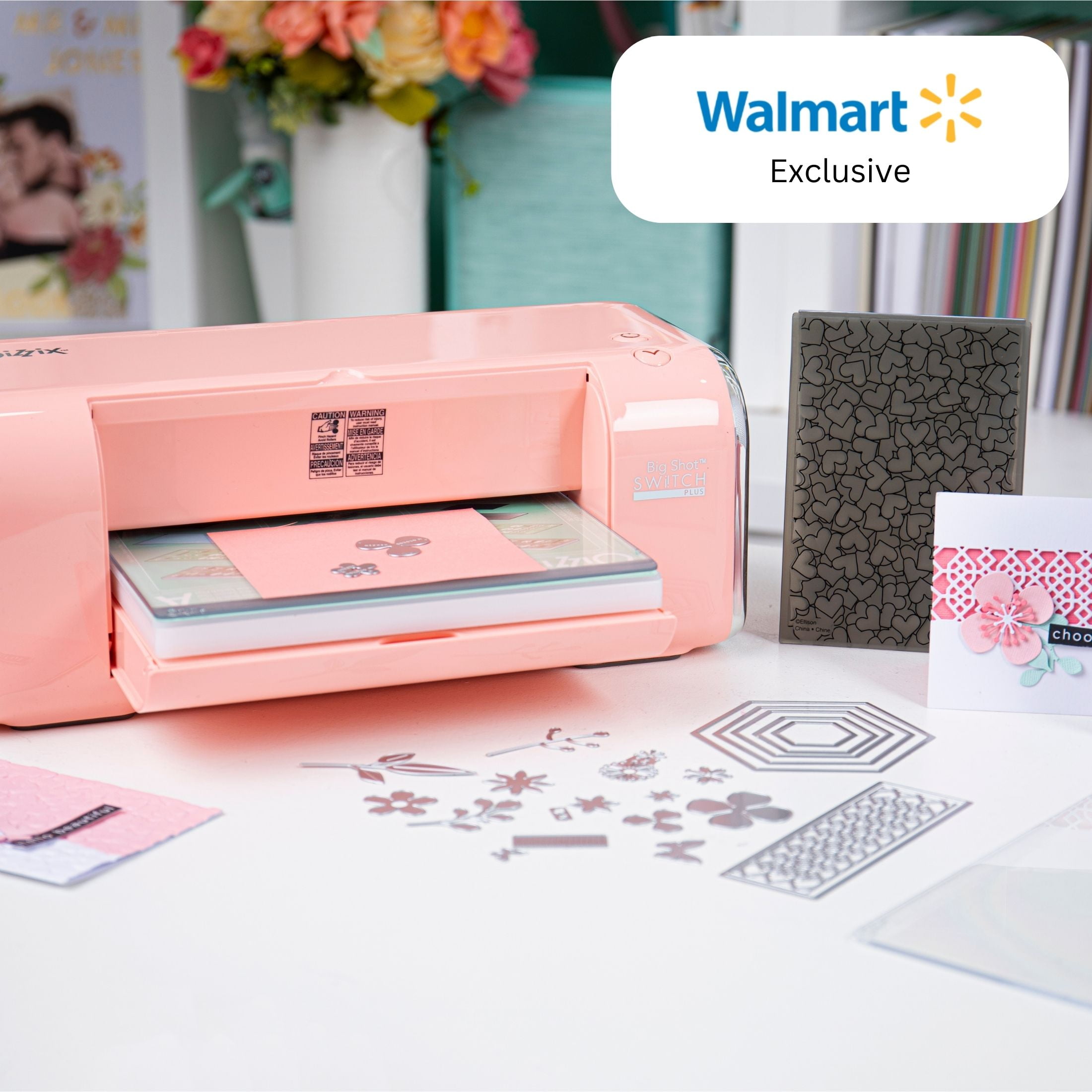 Sizzix Big Shot Switch Plus Starter Kit (Sorbet), Electric Die Cutting ...