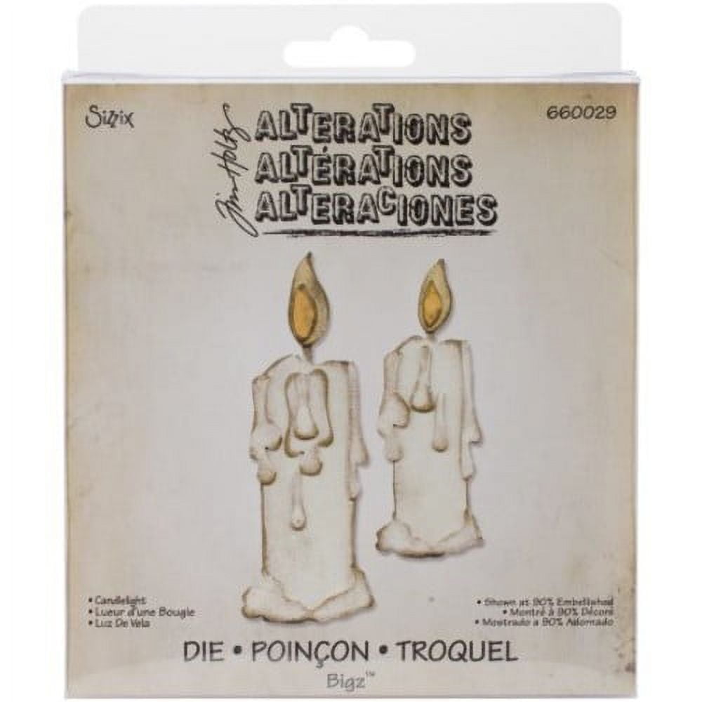 Sizzix Bigz Die By Tim Holtz 5.5''X6''-Candlelight - Walmart.com