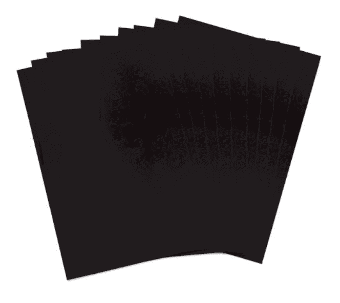 Sizzix Black Gloss Shrink Plastic, 10 Sheets - Walmart.com