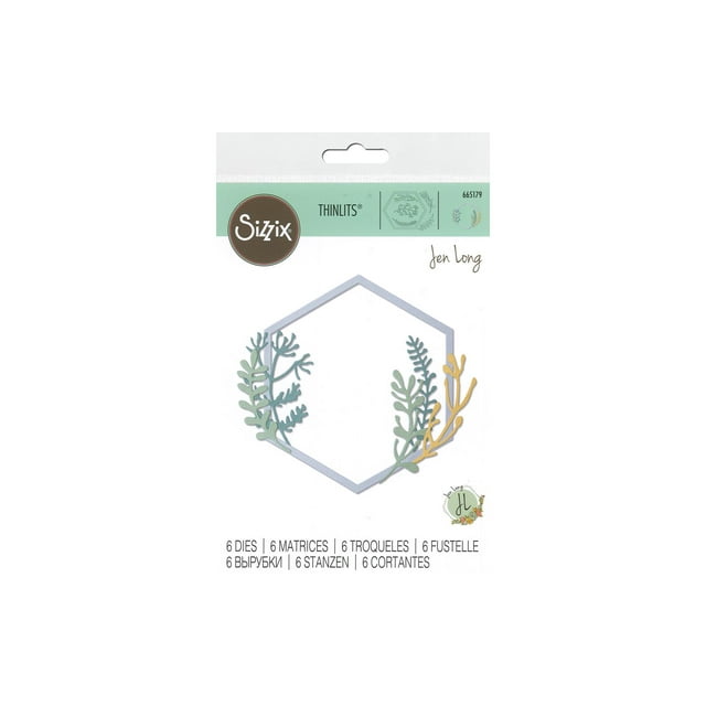 Sizzix Dies Jen Long Thinlits Botanical Frame - Walmart.com