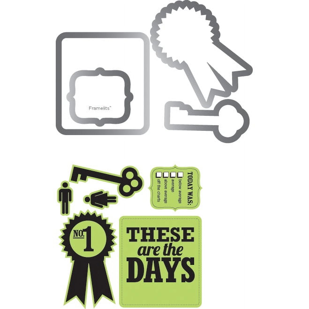 Sizzix Echo Park Framelits Die Cutting Template And Clear Acrylic Stamp ...