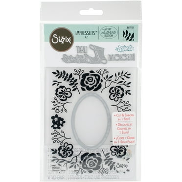 Sizzix CChilson 3D TI Emboss Folder Tropical Leave - Walmart.com