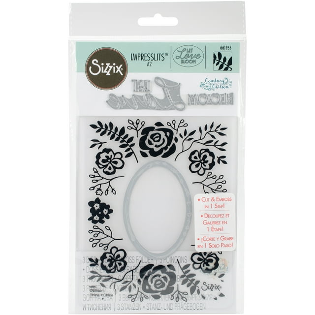 Sizzix Impresslits Embossing Folder - Garden Frame - Walmart.com