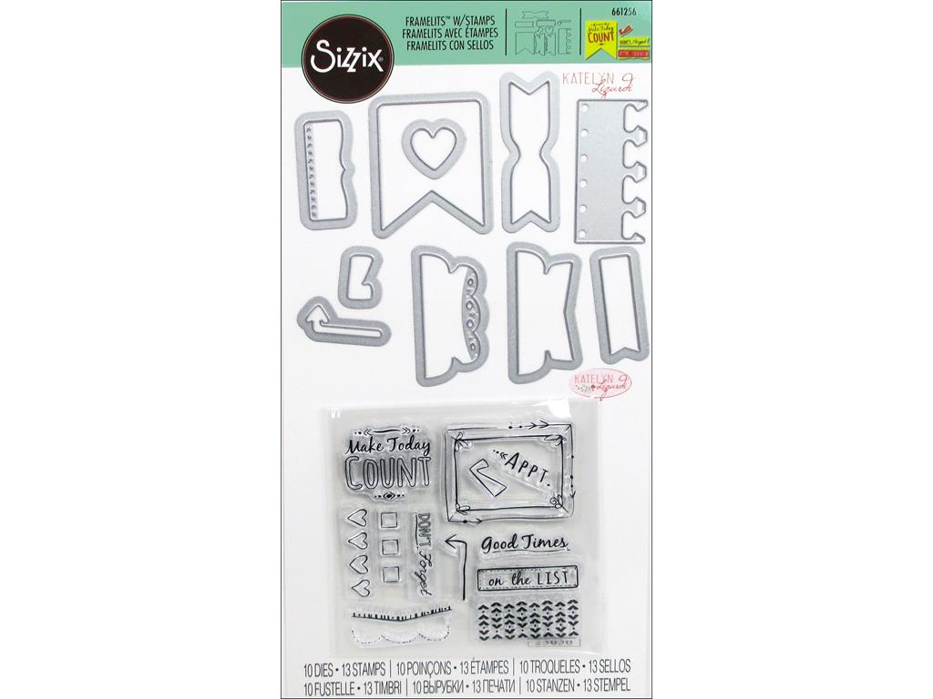 Sizzix KLizardi Framelits Die/Stamp Today Count - Walmart.com