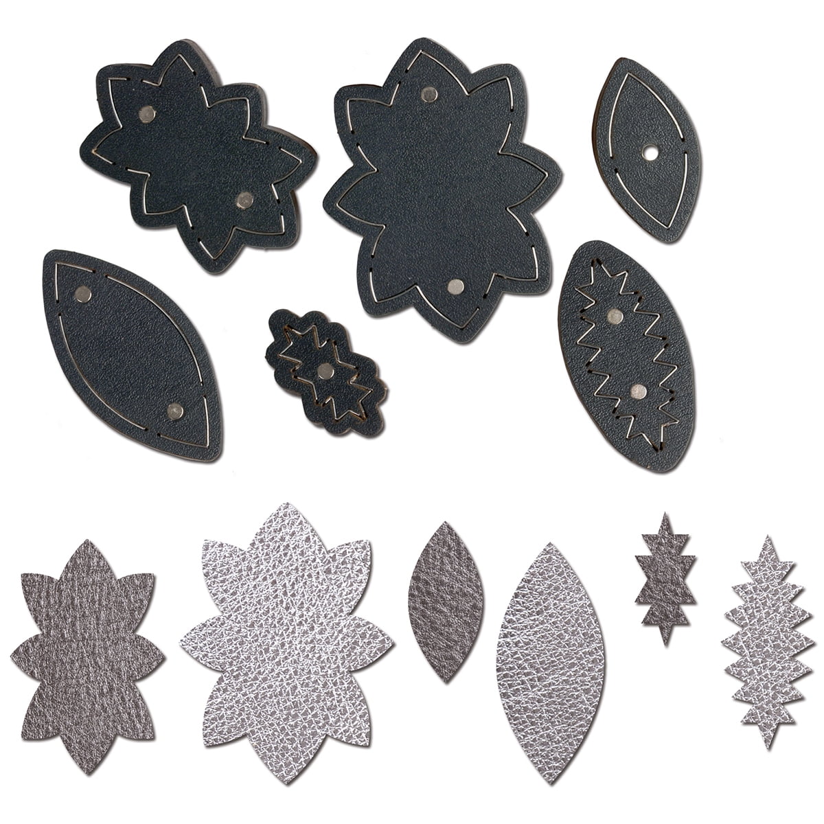 Sizzix Movers & Shapers Magnetic Dies By Jill Mac-Shapes - Walmart.com