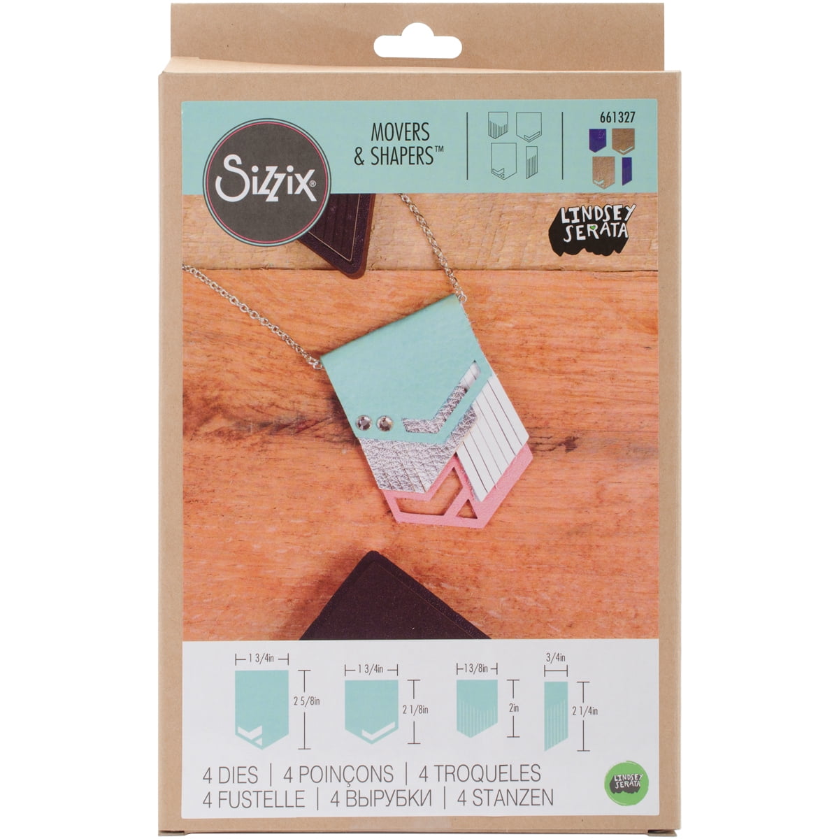 Sizzix Movers & Shapers Magnetic Dies for Leather - Walmart.com