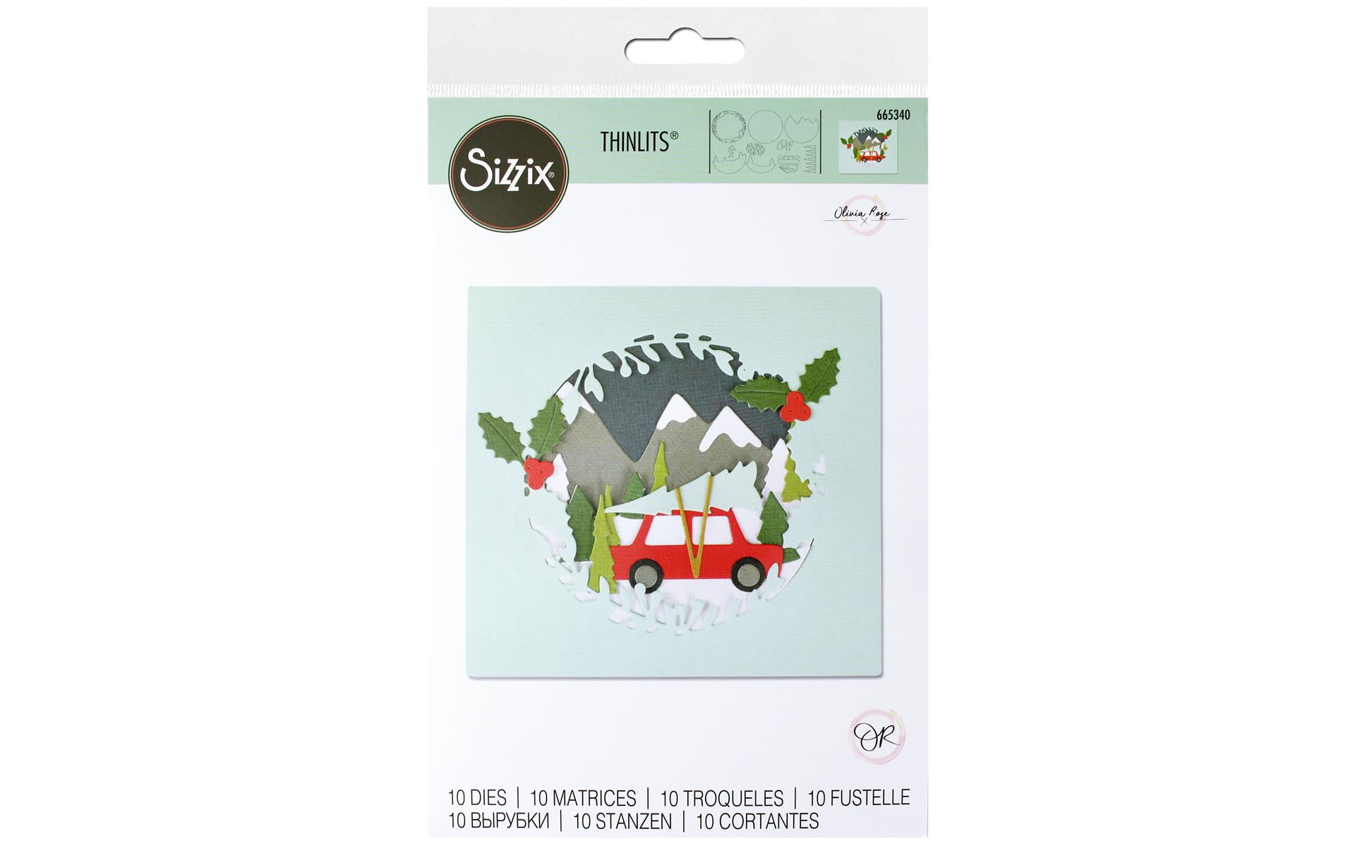 Sizzix ORose Thinlits Die Winter Wonderland - Walmart.com