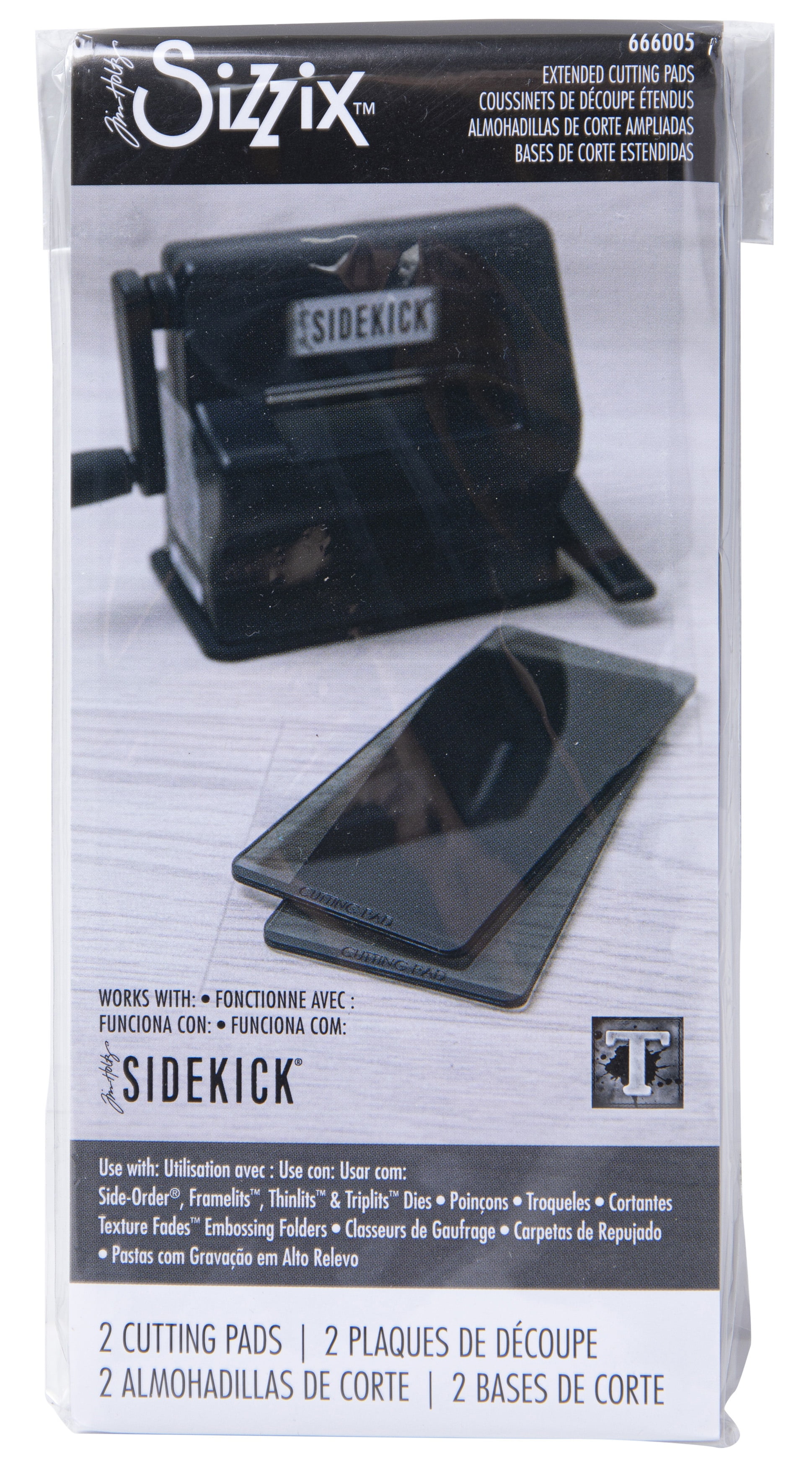 Sizzix Sidekick Cutting Pads 1 Pair By Tim Holtz-Extended - Walmart.com