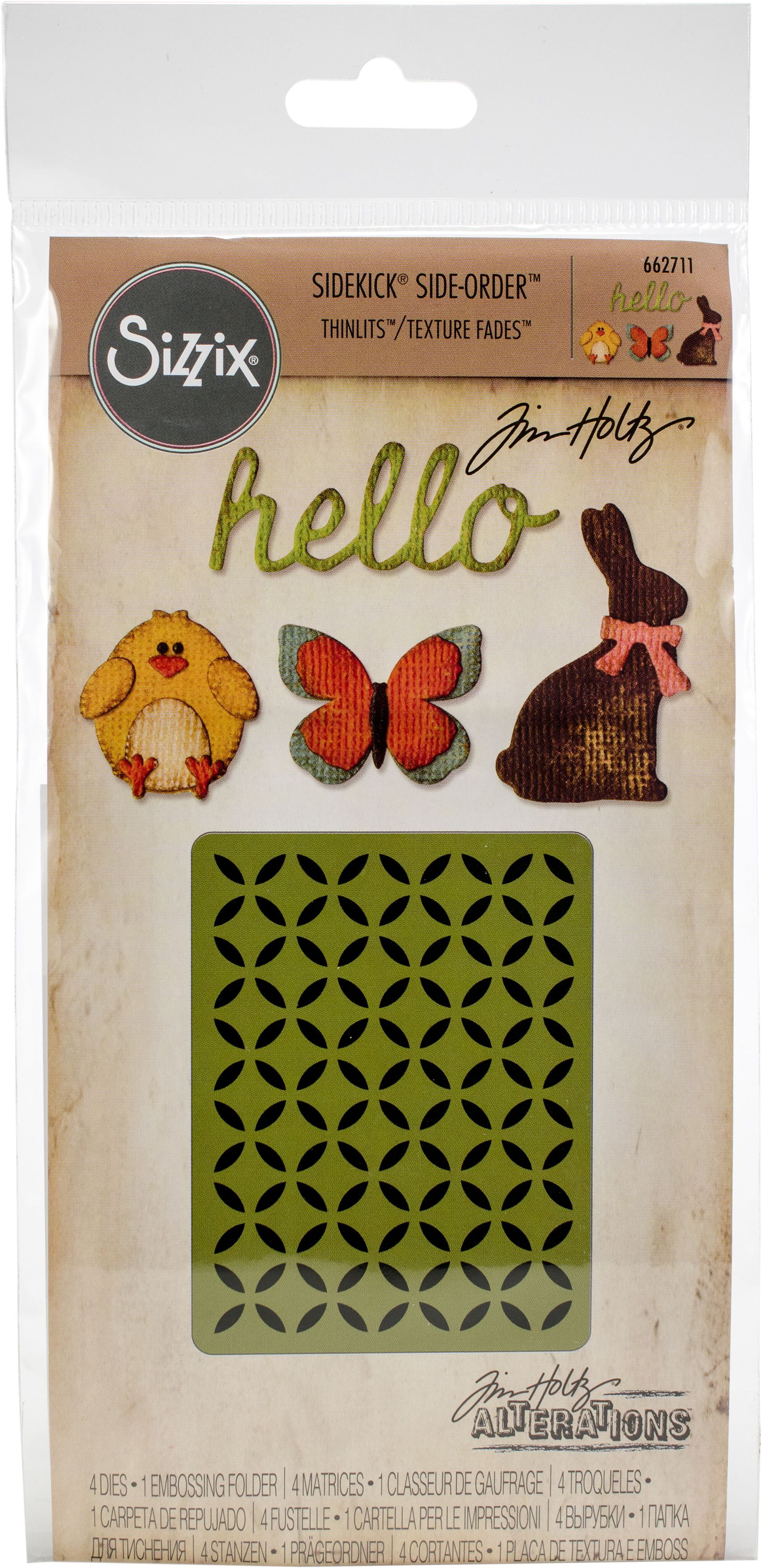 Sizzix Sidekick Side-Order Set By Tim Holtz Springtime - Walmart.com