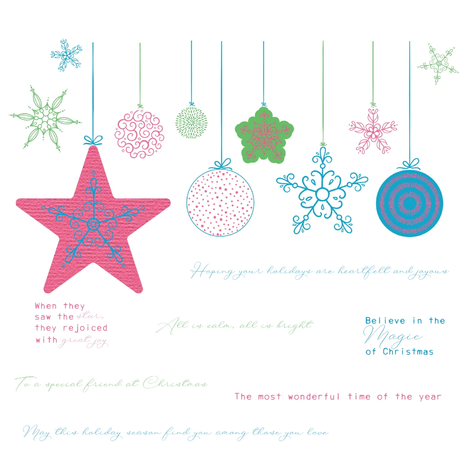 Sizzix Stamp Set with Framelits Dies, Holiday Bits & Bobs by Stacey ...