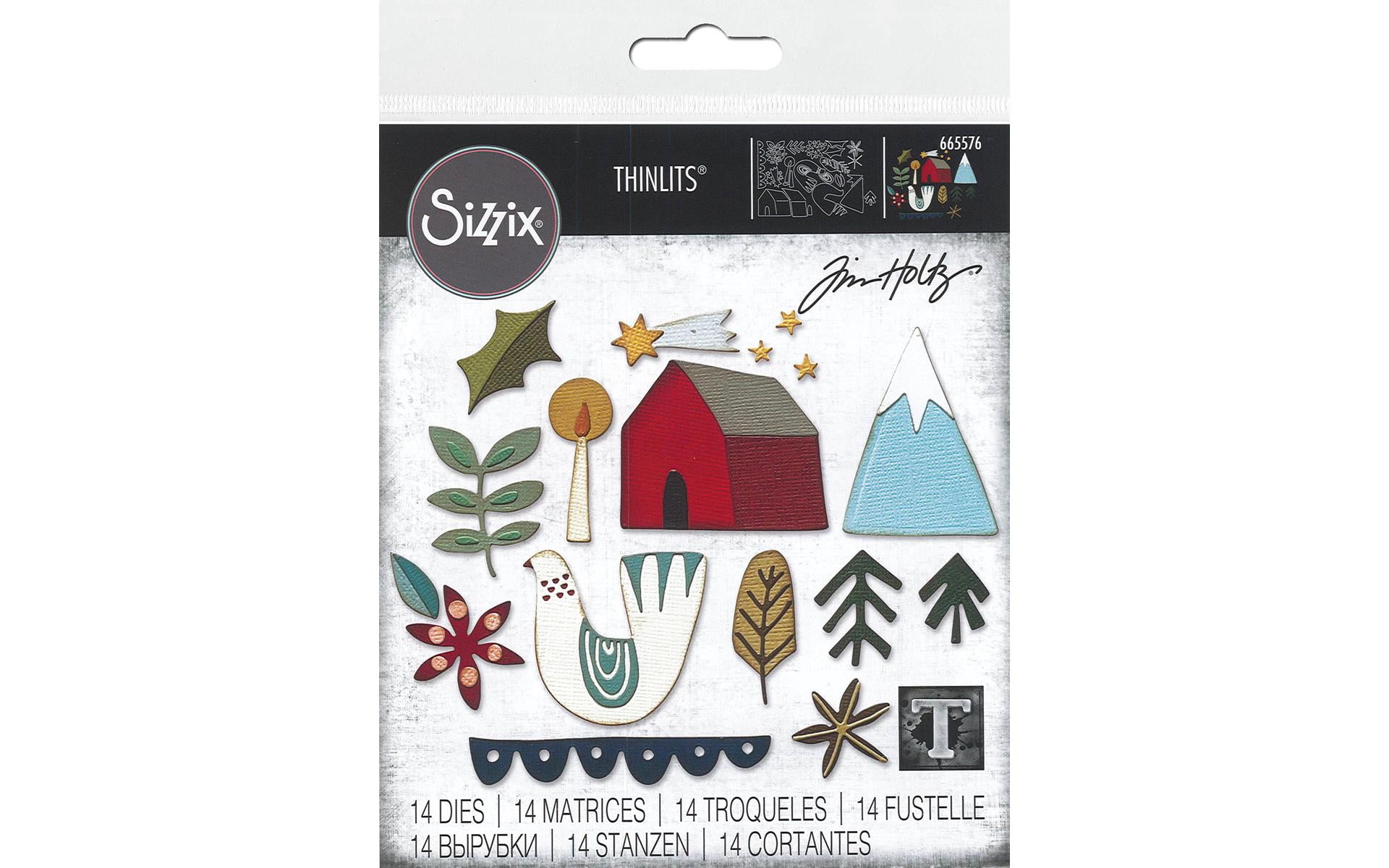 Sizzix THoltz Thinlits Die Funky Nordic - Walmart.com
