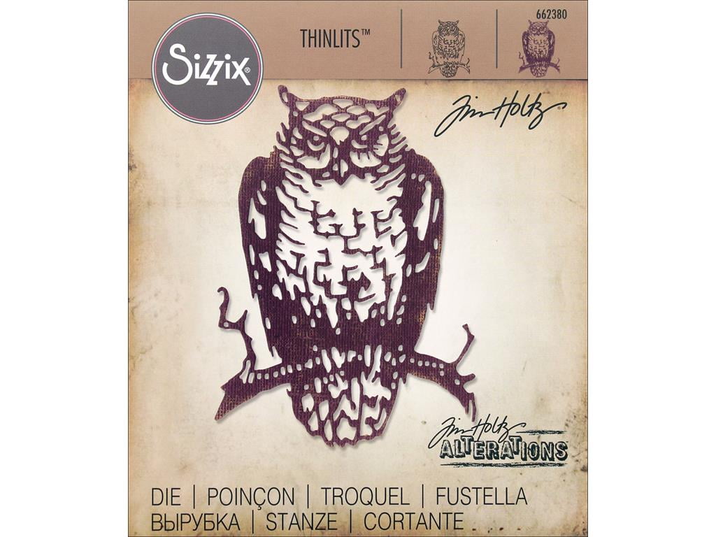 Sizzix THoltz Thinlits Die Ornate Owl - Walmart.com