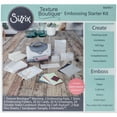 Sizzix Texture Boutique Embossing Starter Kit-Gray & White - Walmart.com
