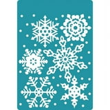 Sizzix Textured Impressions A2 Embossing Folder-falling Snowflakes - Walmart.com