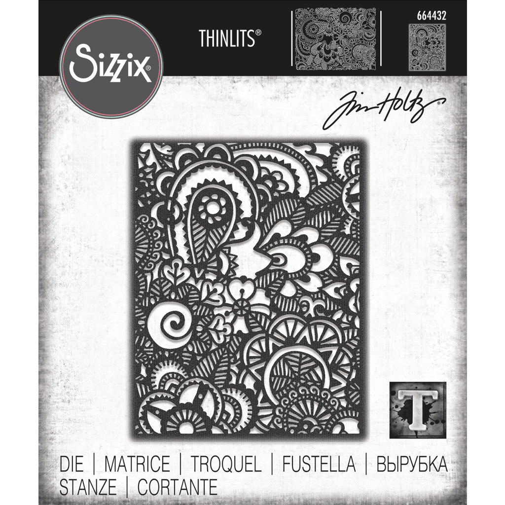 Sizzix Thinlits Die - Doodle Art #2 by Tim Holtz - Walmart.com