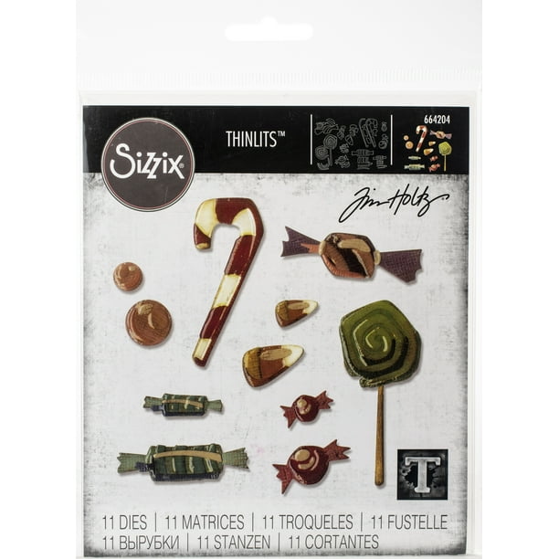 Sizzix Thinlits Die Set 11PK Sweet Treats by Tim Holtz - Walmart.com
