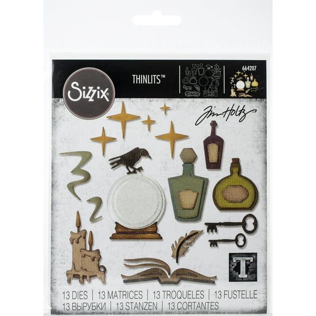Sizzix Thinlits Die Set 13PK Regions Beyond by Tim Holtz - Walmart.com