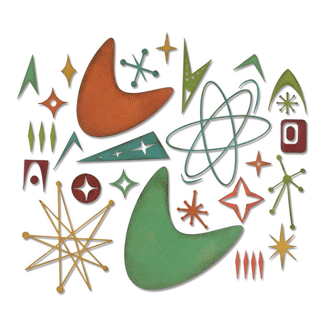 Sizzix Thinlits Die Set 25PK - Atomic Elements by Tim Holtz - Walmart.com