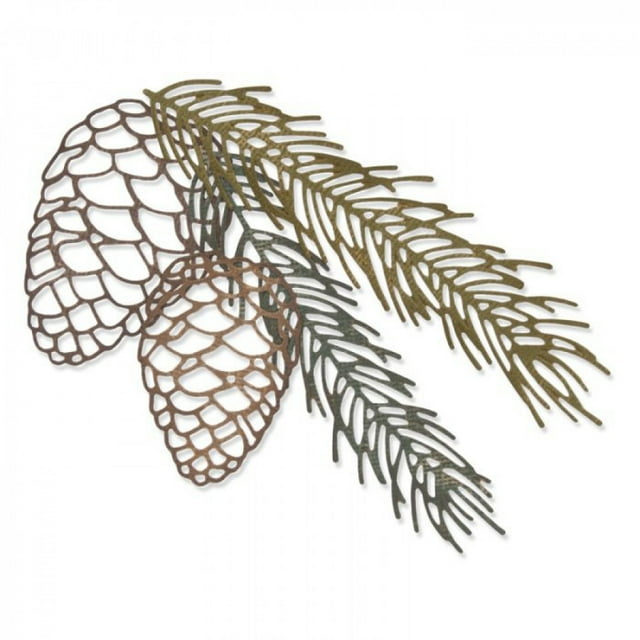 Sizzix Thinlits Die Set 4PK Pine Branch by Tim Holtz - Walmart.com