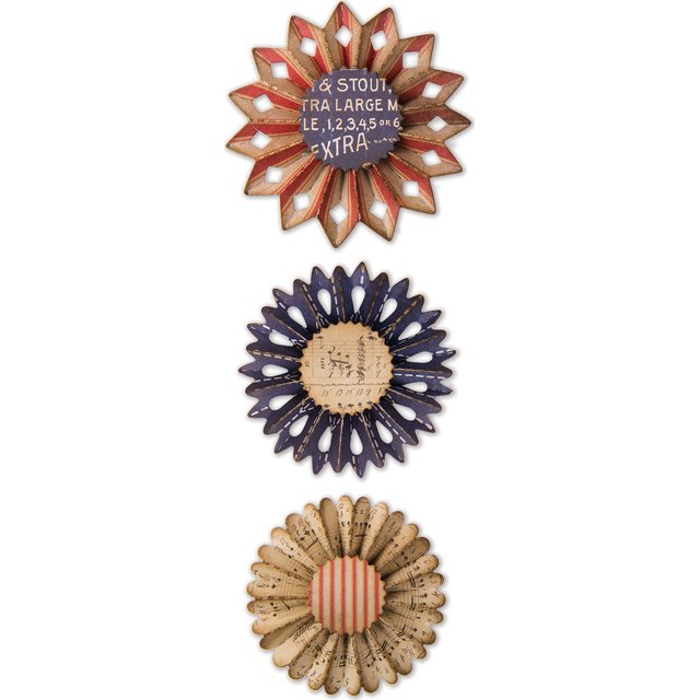 Sizzix Thinlits Die Set 6PK Rosette Set by Tim Holtz - Walmart.com