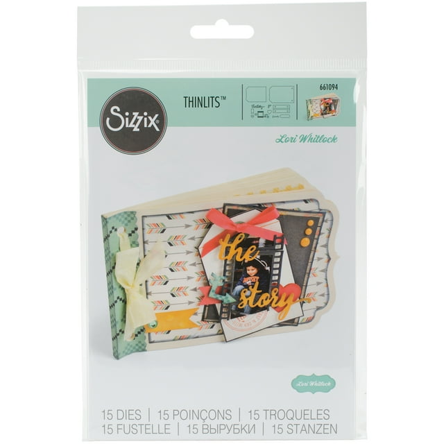 Sizzix Thinlits Dies 15/Pkg-Essential Mini Album - Walmart.com