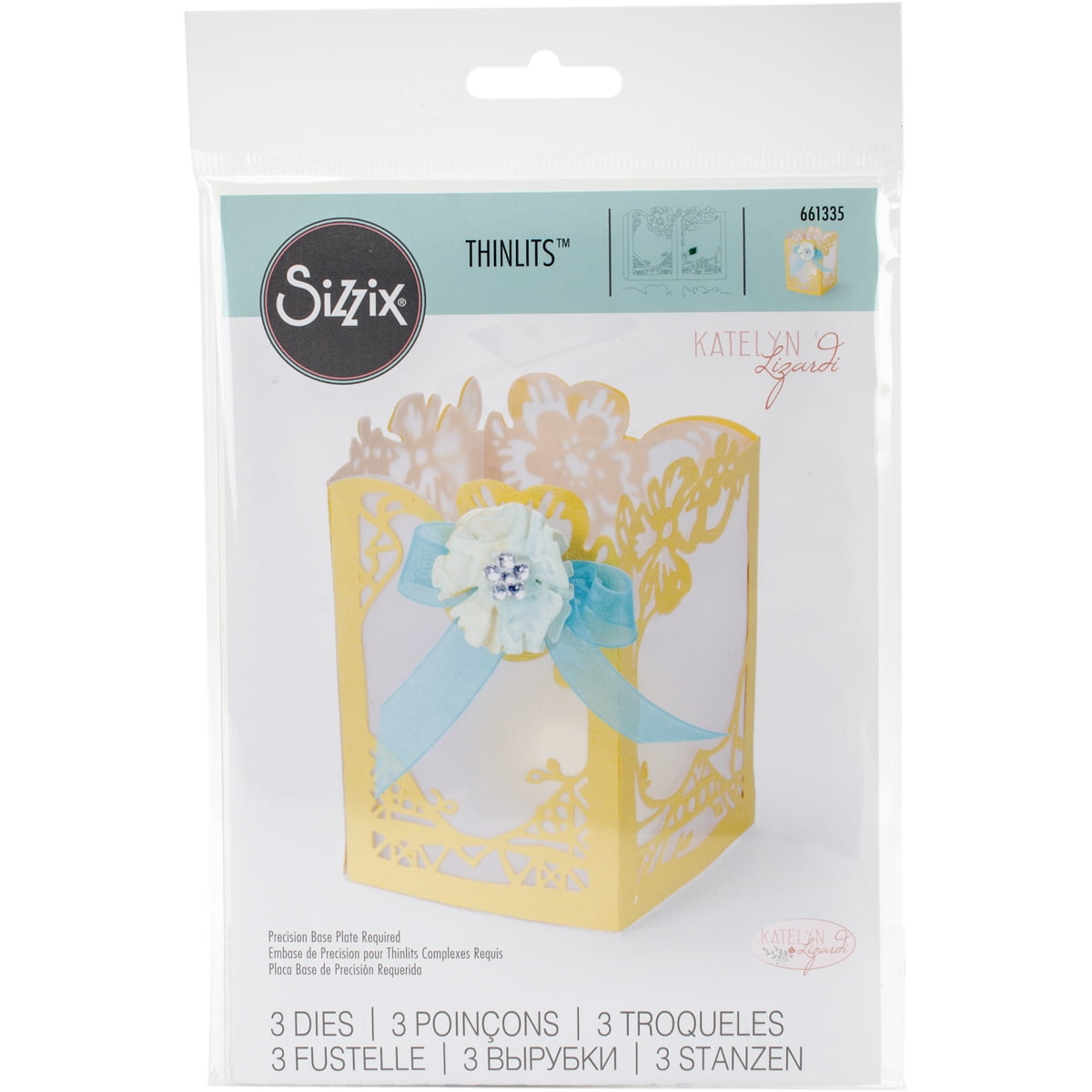 Sizzix Thinlits Dies 3/Pkg Floral Lantern - Walmart.com