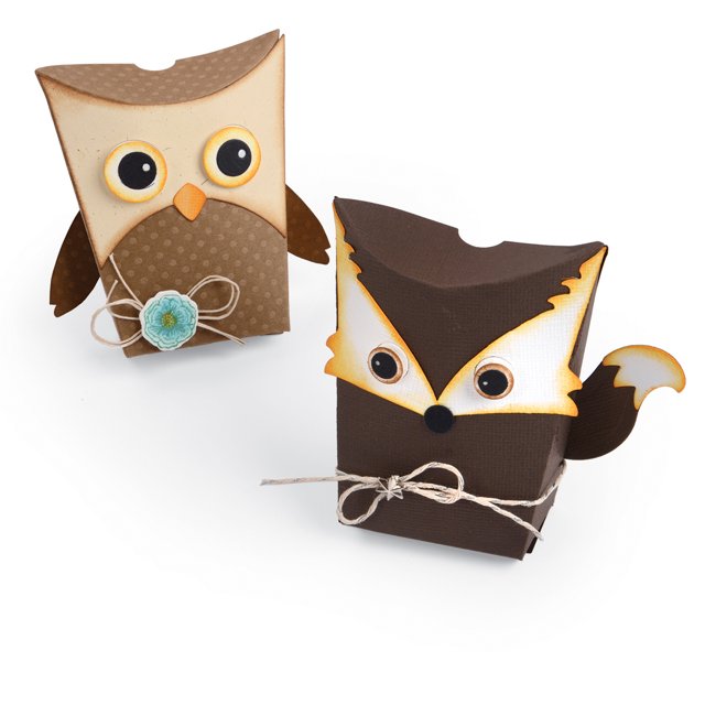 Sizzix Thinlits Dies 7/Pkg-Owl & Fox Box - Walmart.com