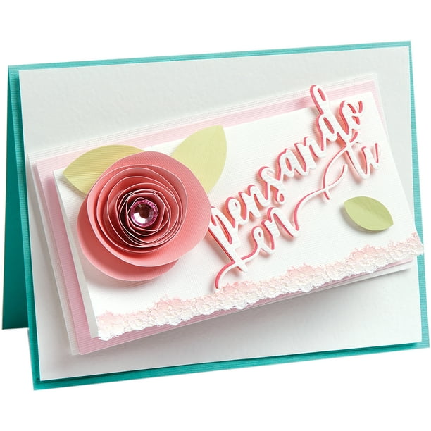 Sizzix Thinlits Dies By Luisa Elena Guillen-Pensando en Ti (Thinking of You) - Walmart.com
