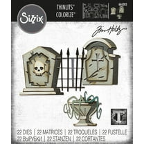 Sizzix Thinlits Die Set 65PK Alphanumeric Classic Upper by Tim Holtz - Walmart.com