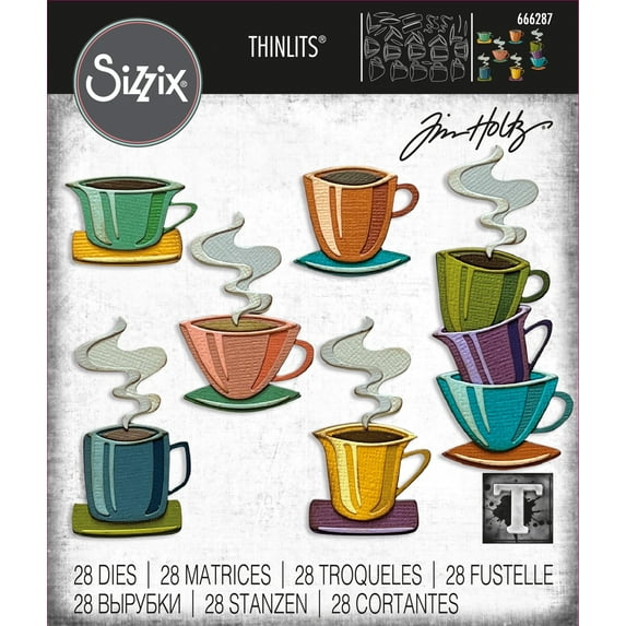 Sizzix Thinlits Die Set - Tea Party, Plastic - Walmart.com