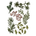 Sizzix Thinlits Dies by Tim Holtz - Mini Holiday Greens for Cardmaking ...