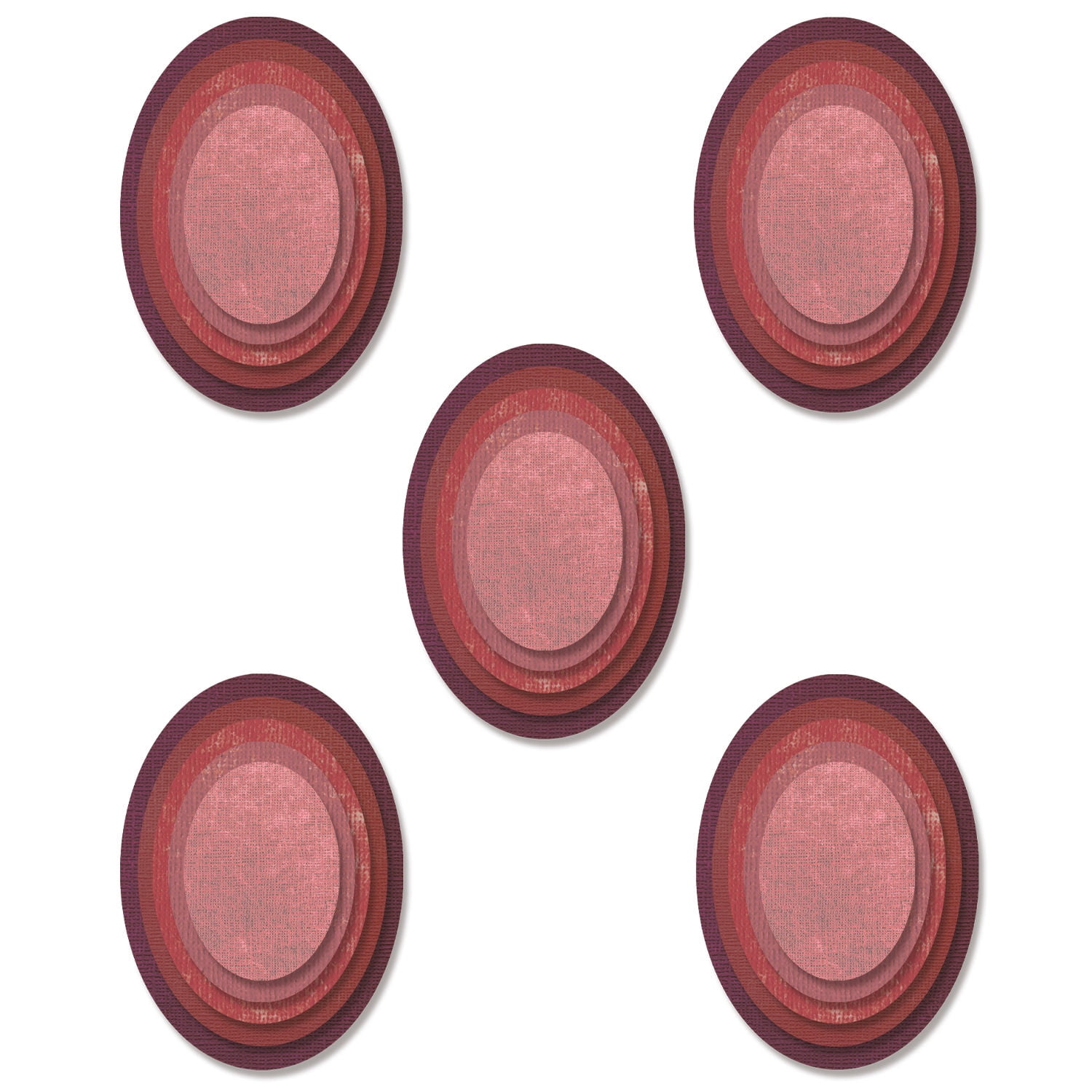 Sizzix Thinlits Dies Stacked Tiles, Ovals by Tim Holtz - Walmart.com