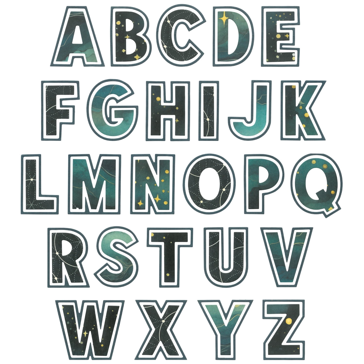 Sizzix Thinlits Metal Cutting Dies, This or That Alphabet by 49 ...
