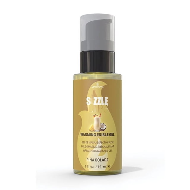 Sizzle Lips Warming Gel - 2 oz Pina Colada - Walmart.com