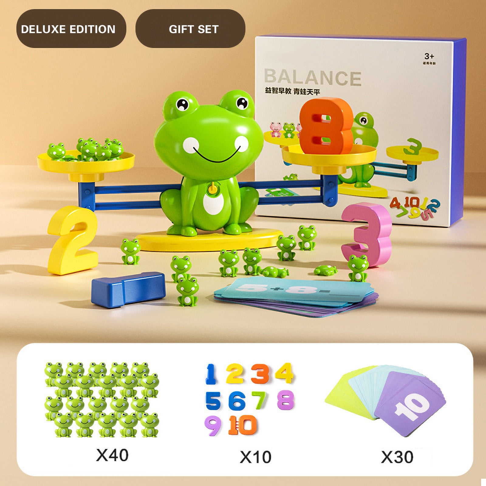 Sizzling Summer Savings,Frogs Scale Puzzle, Math Educational Toy, 3-6 ...