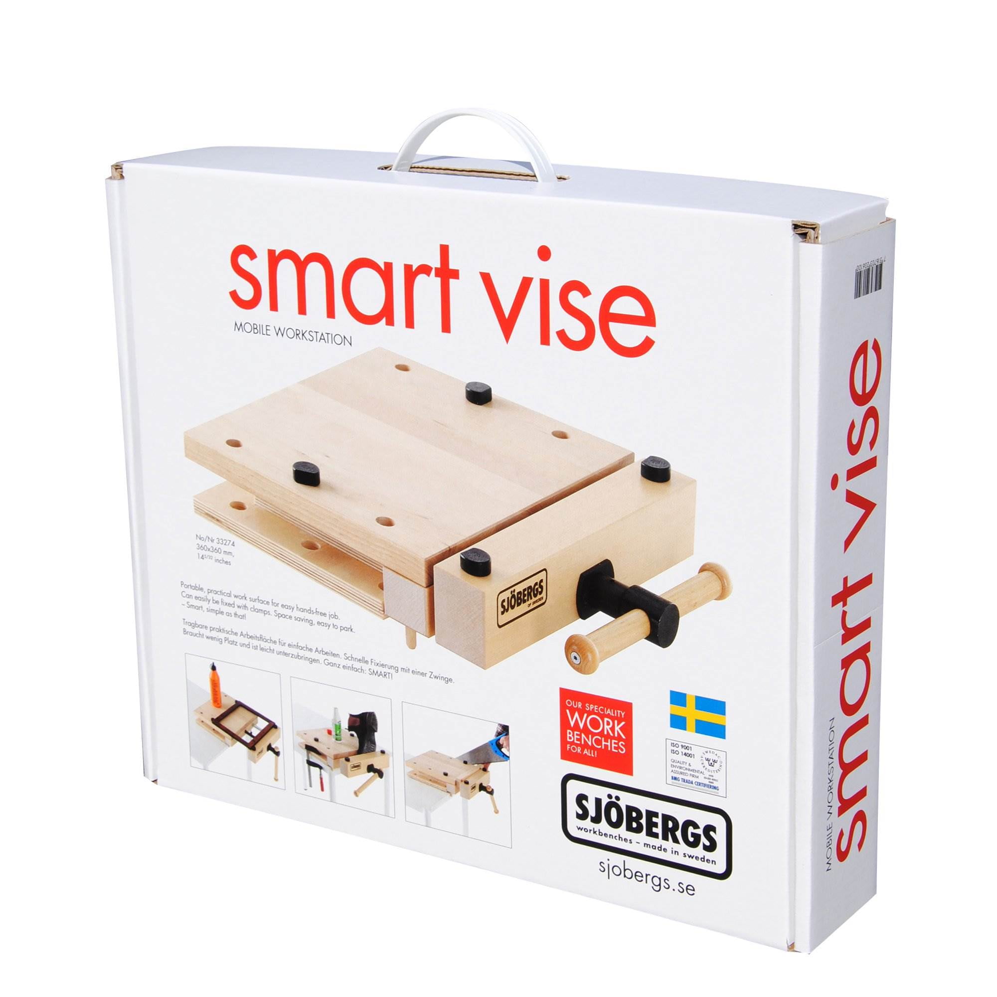 Sjobergs 33274 Smart Workbench Table Vise Grip with Mobile Portable ...