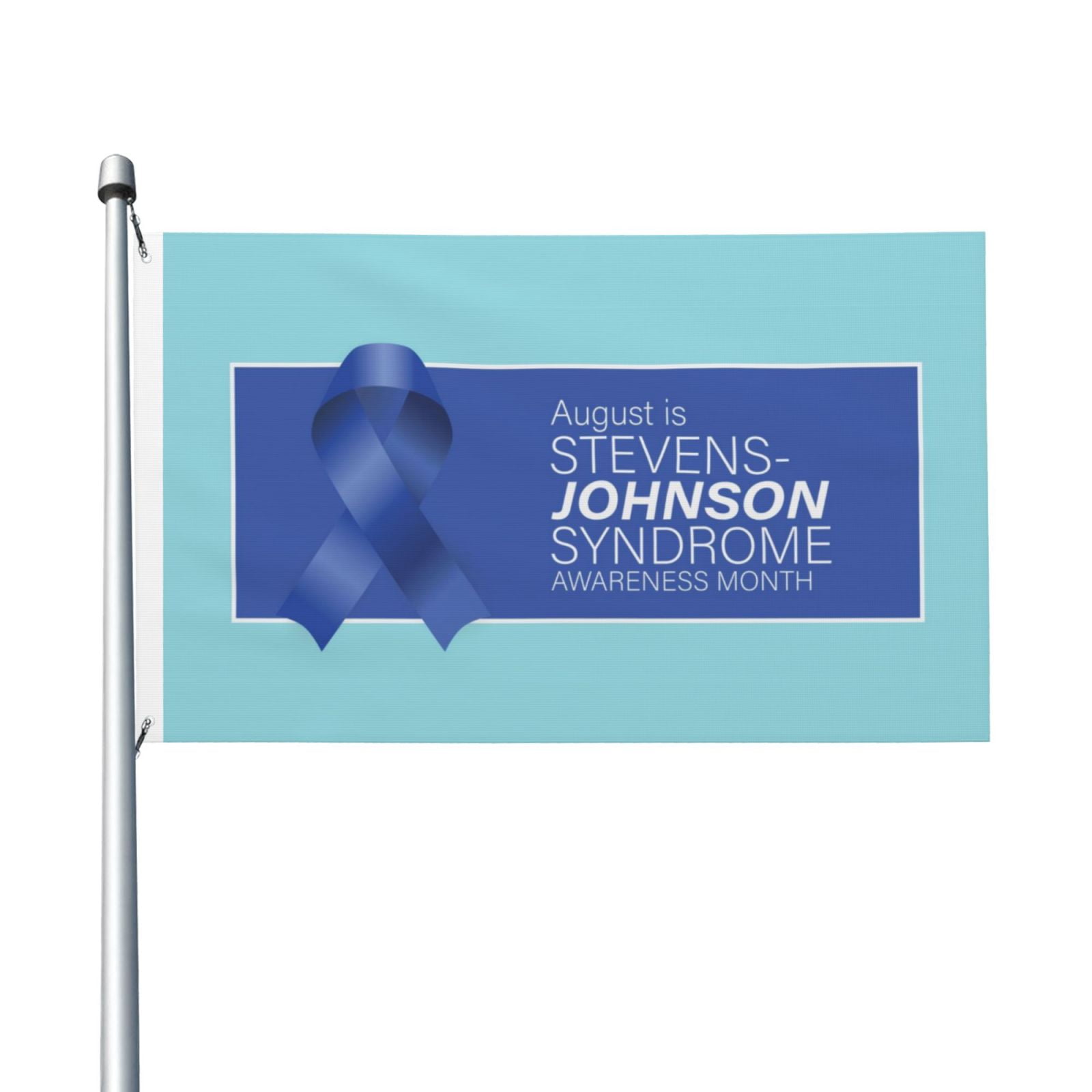 Sjs Awareness Month Garden Flags 3x5 Ft Decoration Double Side Print ...