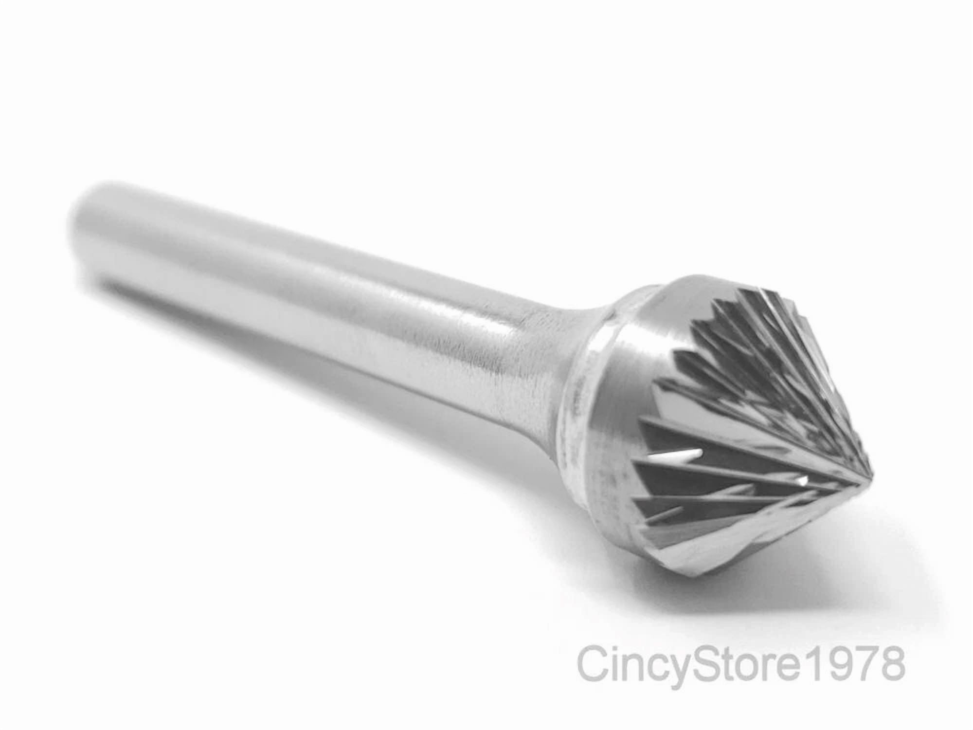 Sk-5 Double Cut Tungsten Carbide Bur Cutting Tool Burr Abrasive Cone ...