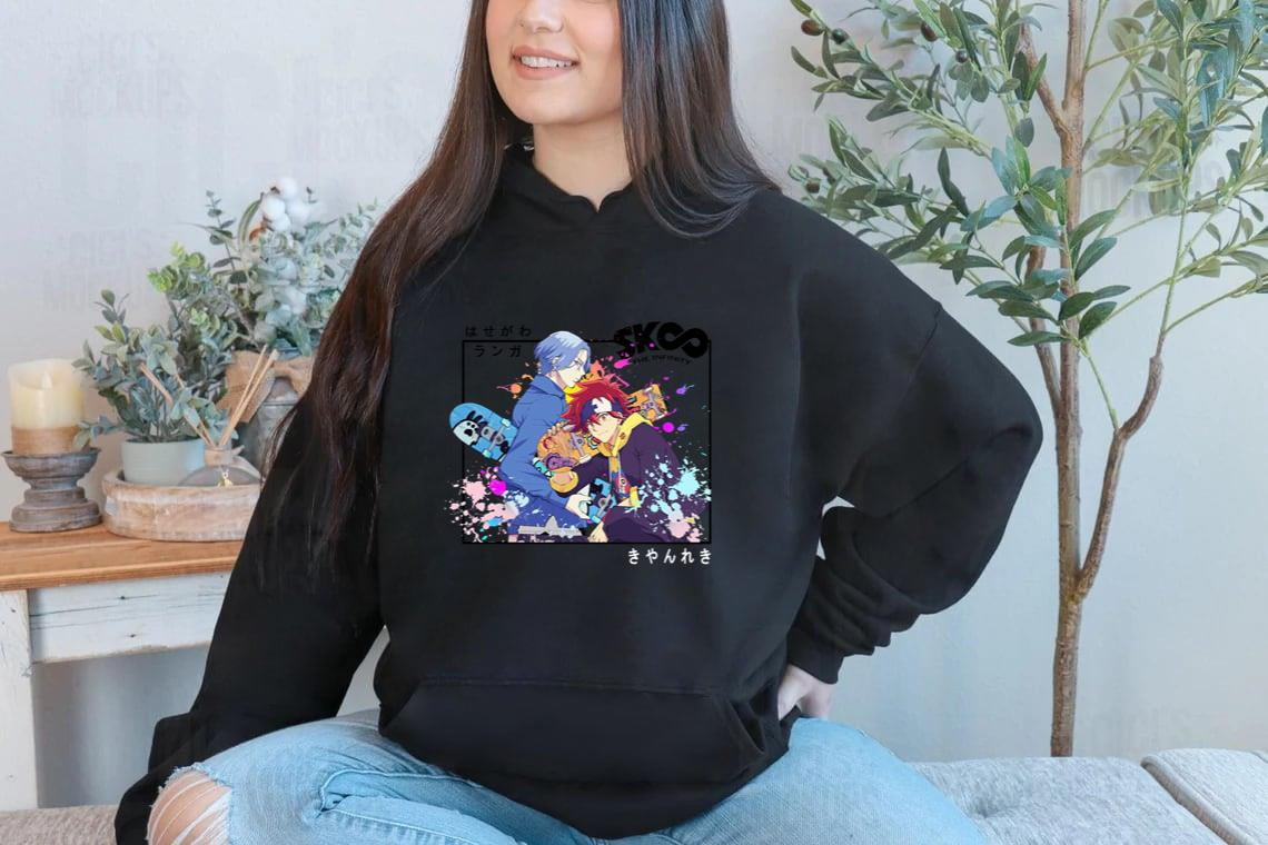 Sk8 The Infinity Hoodie Langa And Reki Anime Skateboard Fan Art, for ...