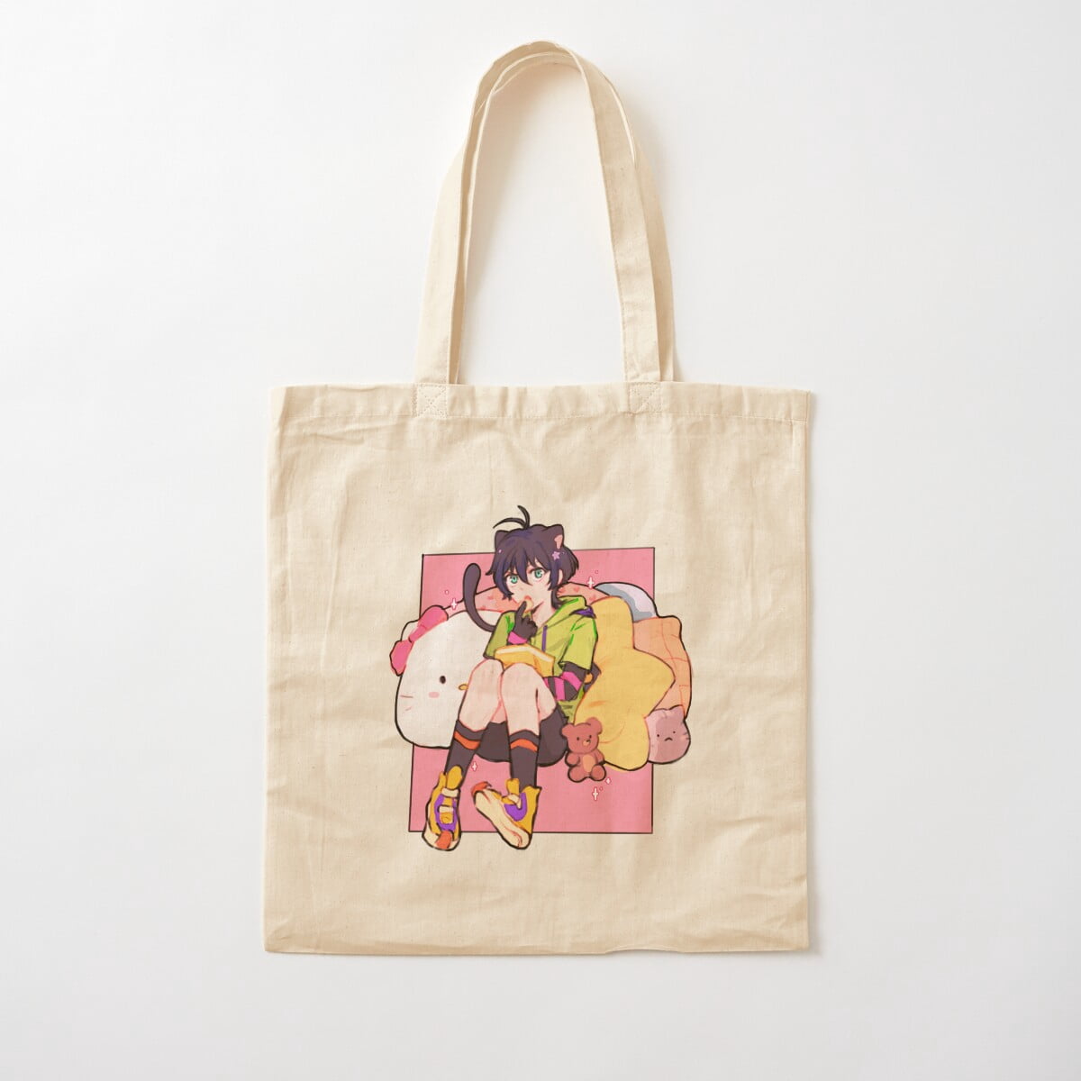 Sk8 The Infinity Miya Cotton Tote Bag Canvas Tote Bag, Family Gift For ...