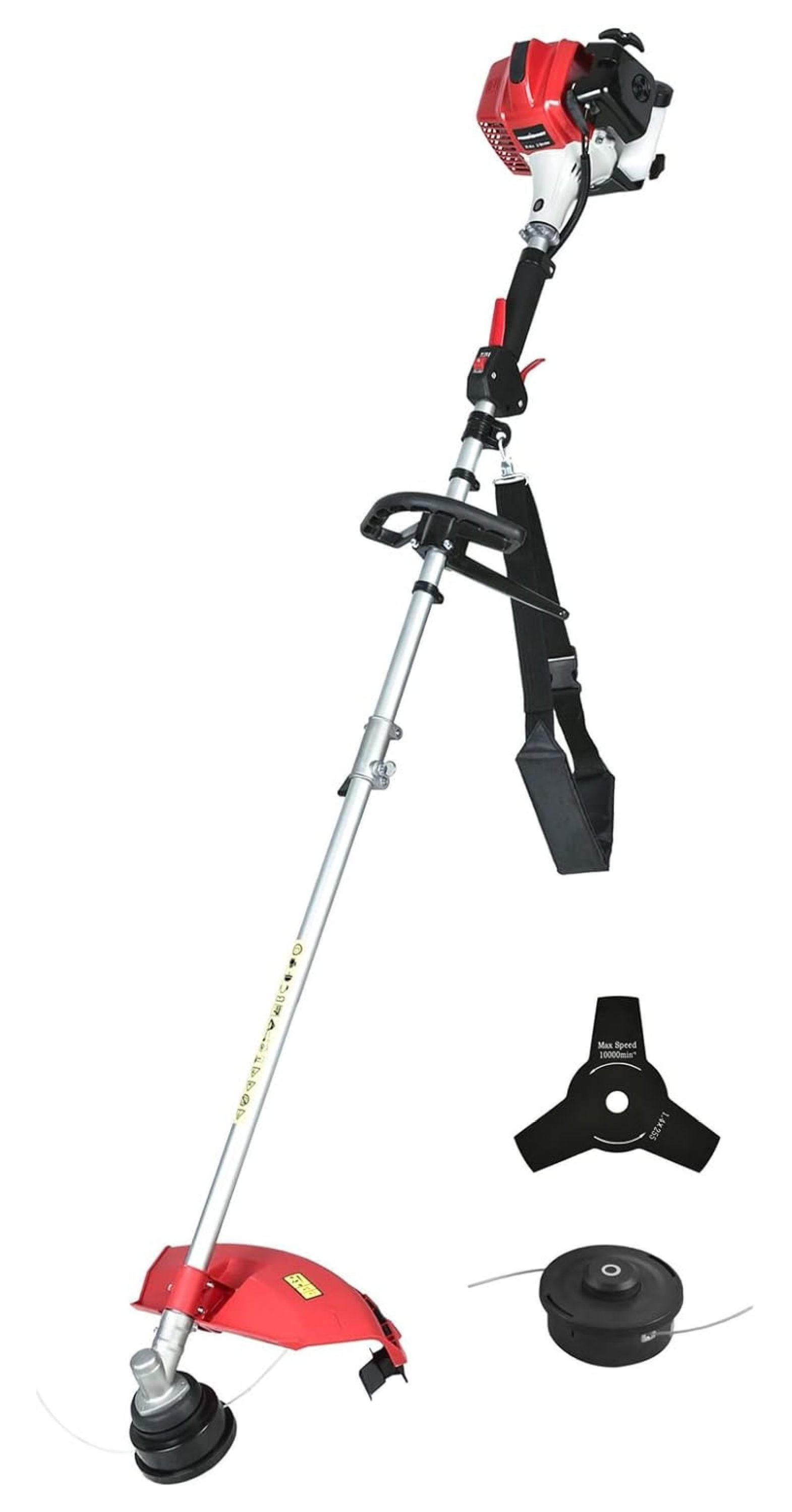 SkYifF Weed Wacker Gas Powered, 2-Cycle 25.4cc Gas String Trimmer/Edger ...