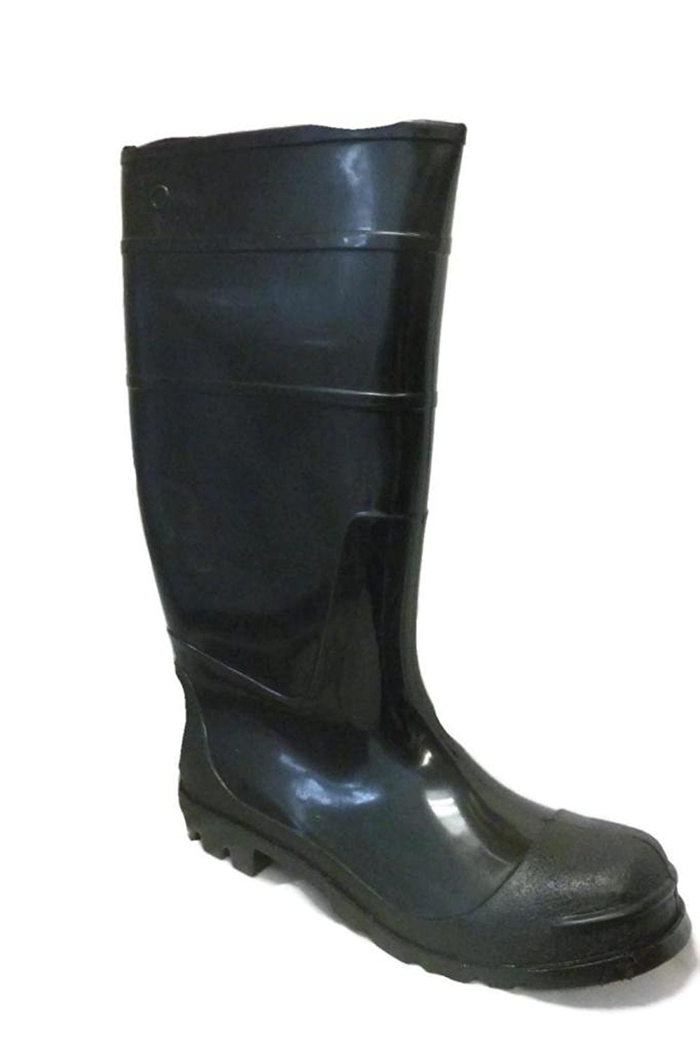 Ska Doo Mens Black Weatherproof Rubber Blazer Rain Boots - Walmart.com