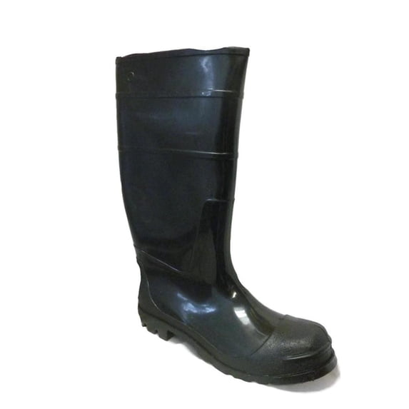 Ska Doo Mens Black Weatherproof Rubber Blazer Rain Boots - Walmart.com