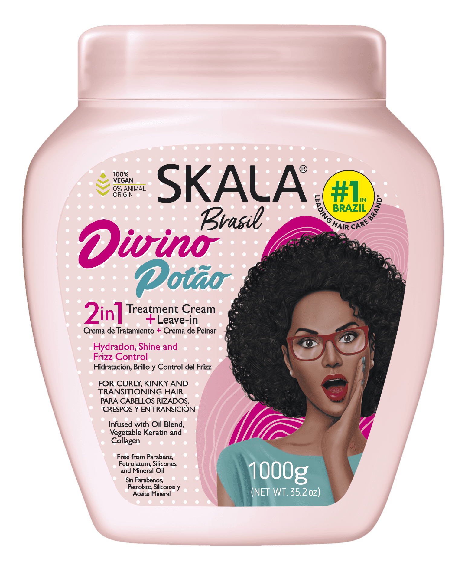 Skala Divino Potão 2-in-1 Hair Treatment Cream & Leave-In Conditioner ...