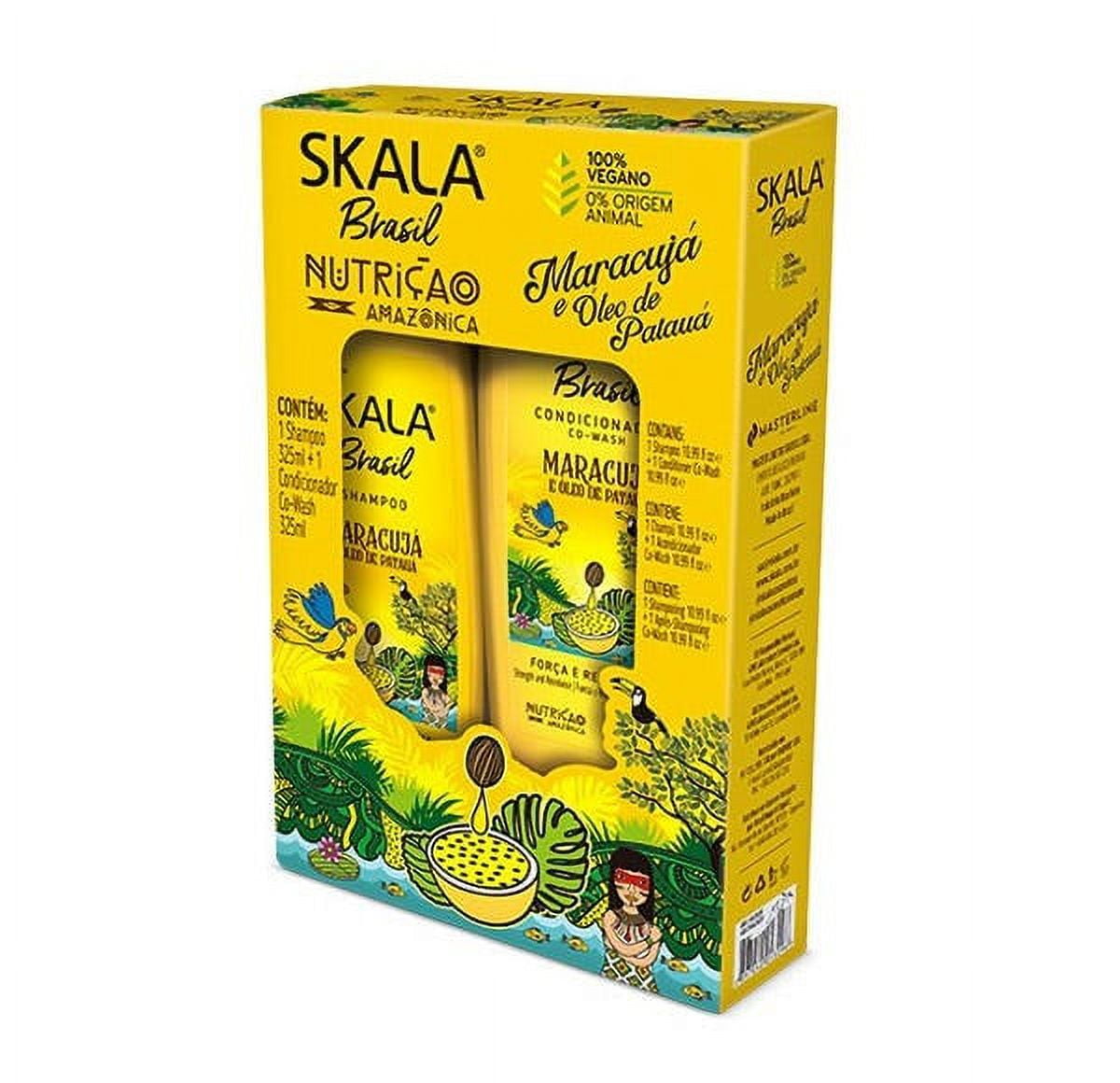 Skala Brasil Passion Fruit and PatuÃ¡ Oil Shampoo and Conditioner Kit ...