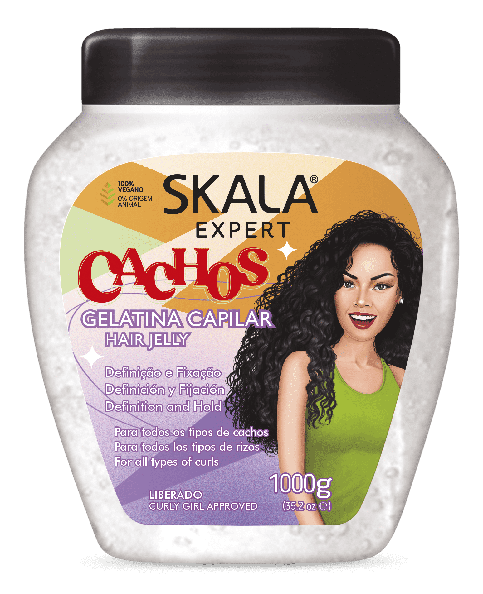 Skala Expert Gelatina Capilar Cachos 1kg, Curl Defining Hair Cream ...